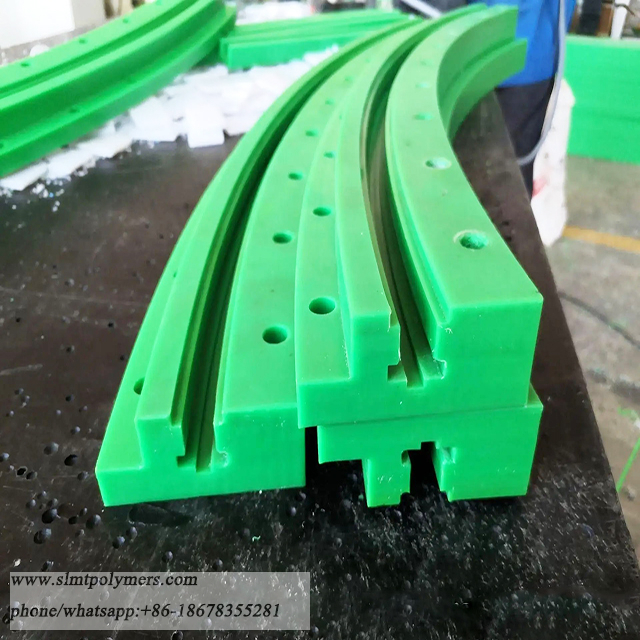 UHMWPE Polymer Polyethylene Guide Rail - Buy Conveyor sliding guide rail wear-resistant chain ...