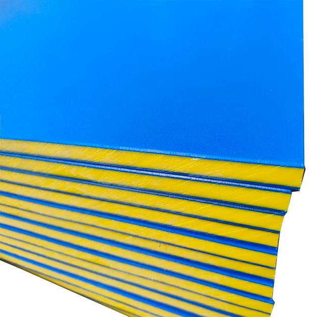 Hdpe Sheeting Extrude Antiuv Three Layered Color Core Hdpe Sheet - Buy ...